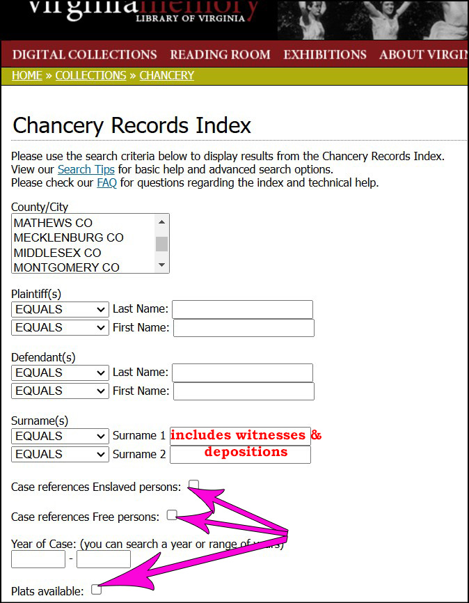 Chancery Cases in Mecklenburg, County, Virginia – Mecklenburg, Virginia ...